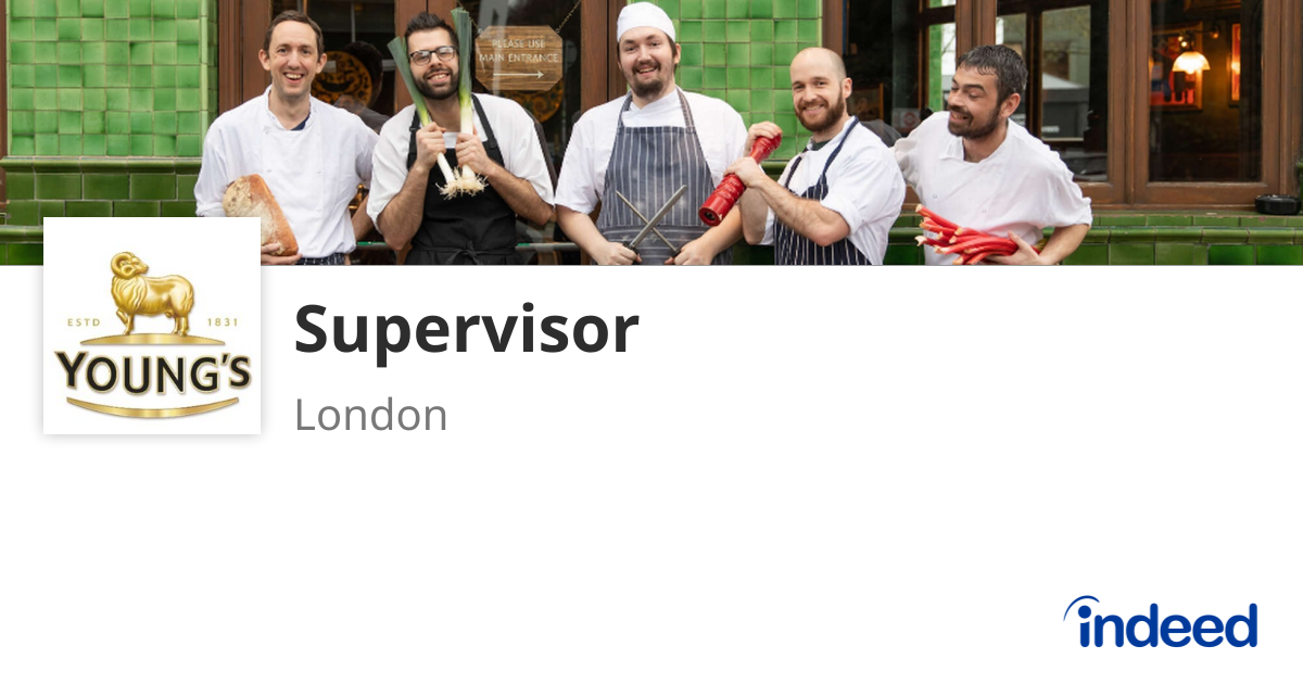 Supervisor - London WC2R 0NP - Indeed.com