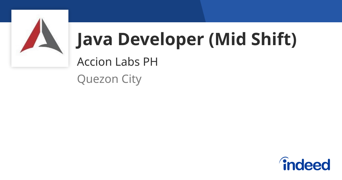 Java Developer (Mid Shift) - Quezon City - Indeed.com