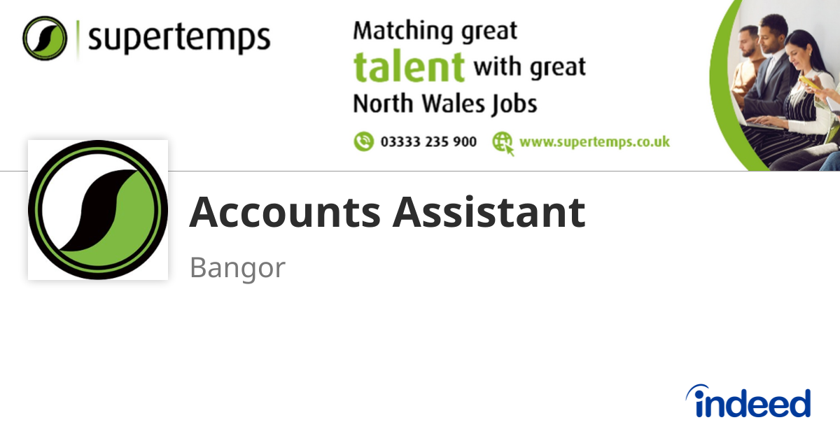 Accounts Assistant - Bangor LL57 2PW - Indeed.com