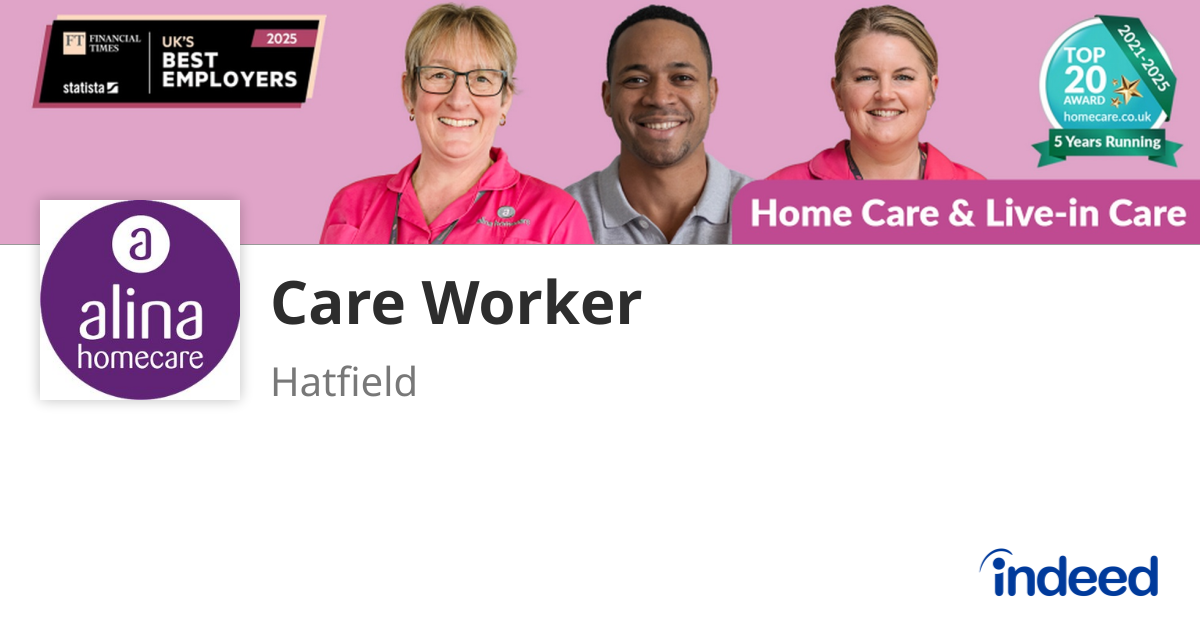Care Worker - Hatfield - Indeed.com
