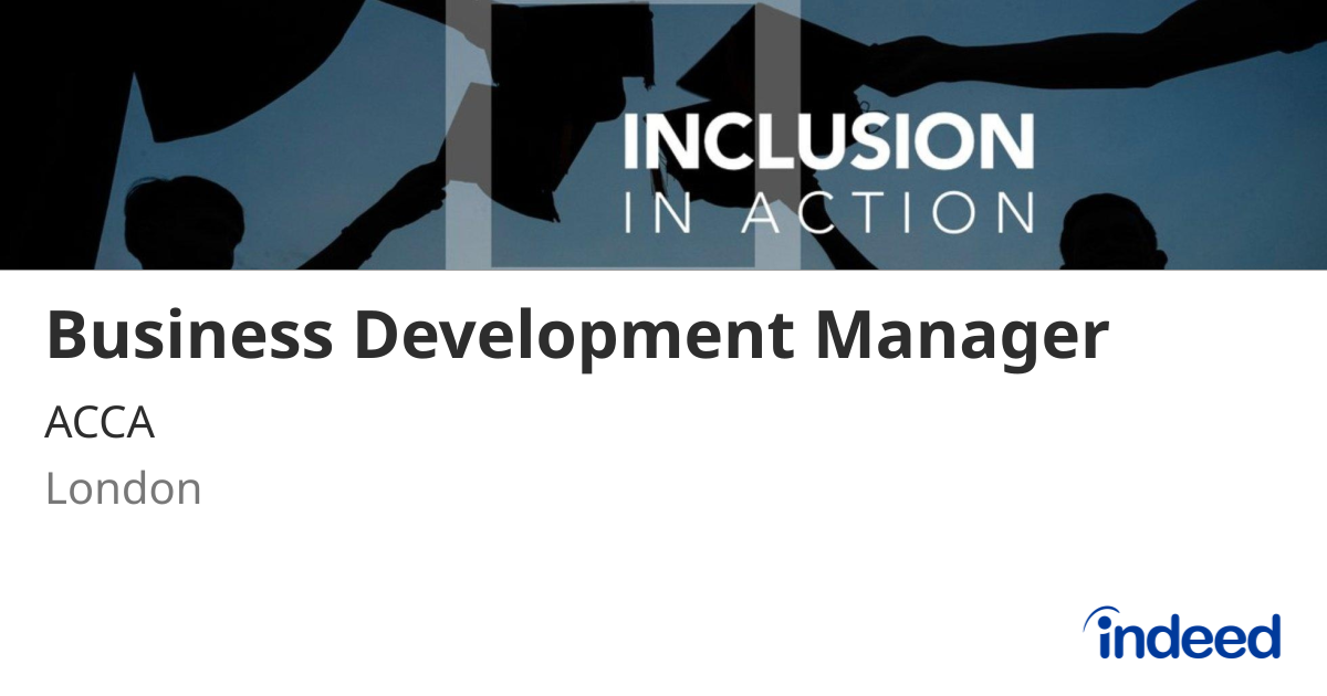 Business Development Manager - London WC2N 6AU - Indeed.com