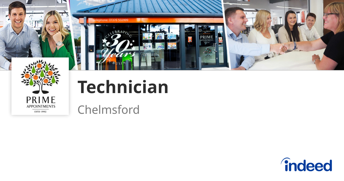 Technician - Chelmsford CM2 5EZ - Indeed.com