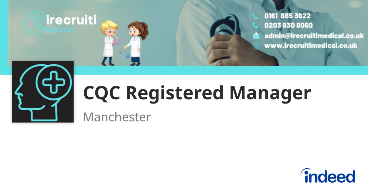 CQC Registered Manager - Manchester - Indeed.com