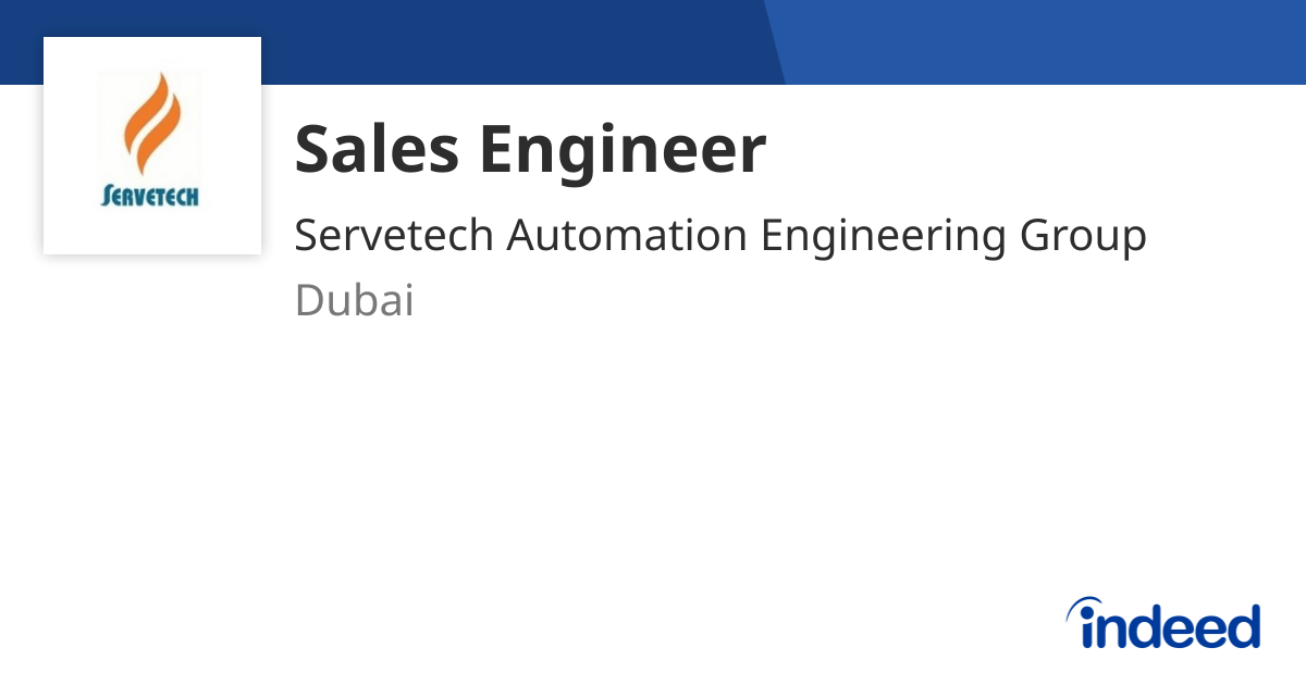Sales Engineer - Dubai - Indeed.com