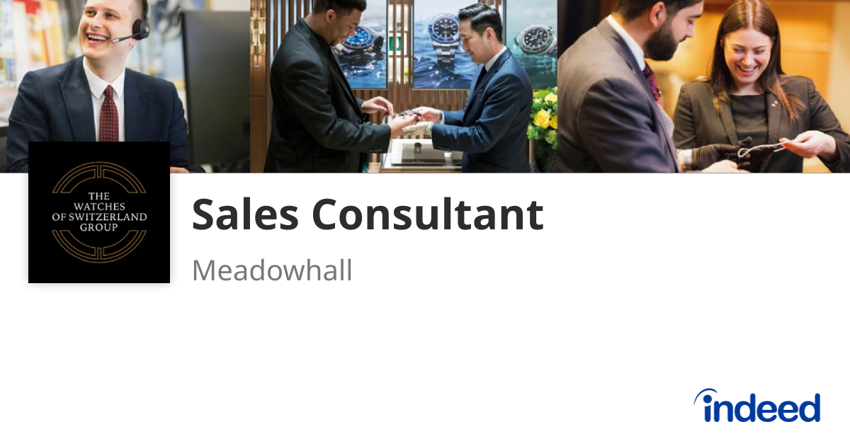 Sales Consultant - Meadowhall - Indeed.com