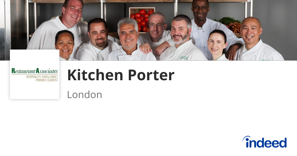 Kitchen Porter - London E14 - Indeed.com