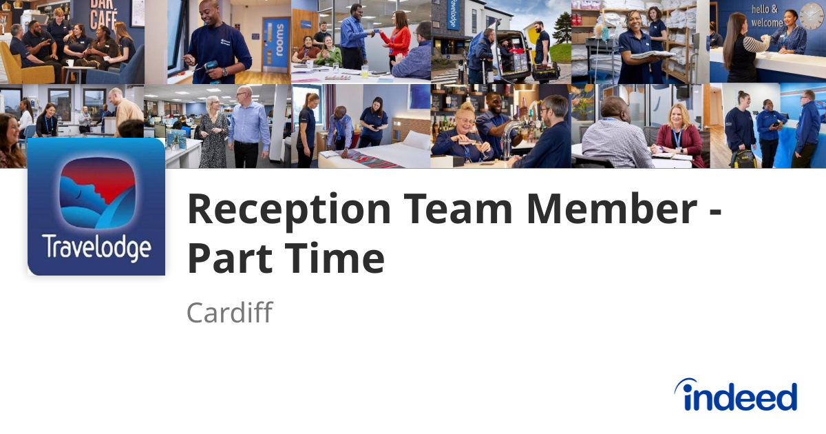 Reception Team Member - Part Time - Cardiff CF10 2RG - Indeed.com