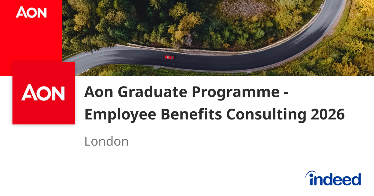 Aon Graduate Programme - Employee Benefits Consulting 2026 - London ...