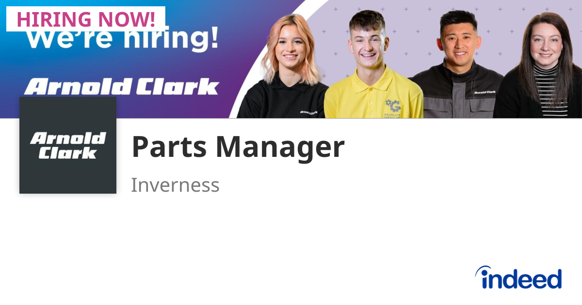 Parts Manager - Inverness - Indeed.com