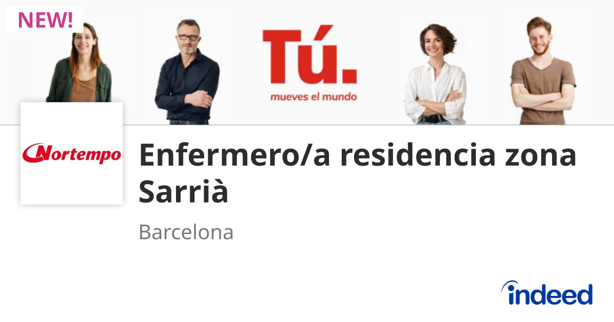 Enfermero/a residencia zona Sarrià - Barcelona, Barcelona provincia ...