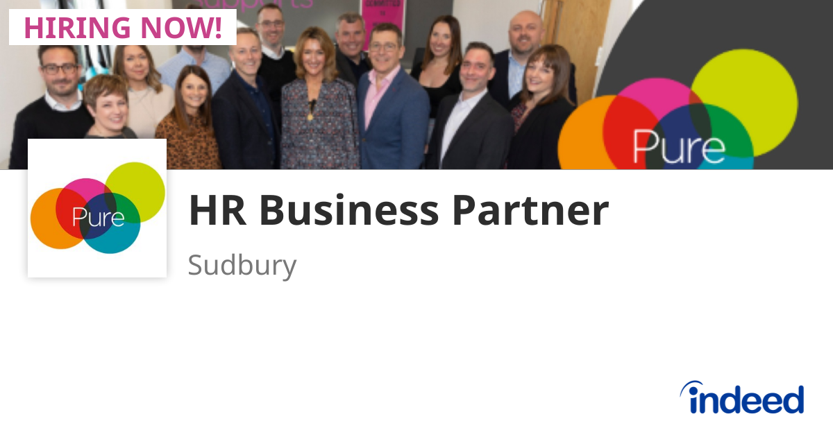 HR Business Partner - Sudbury CO10 0GF - Indeed.com