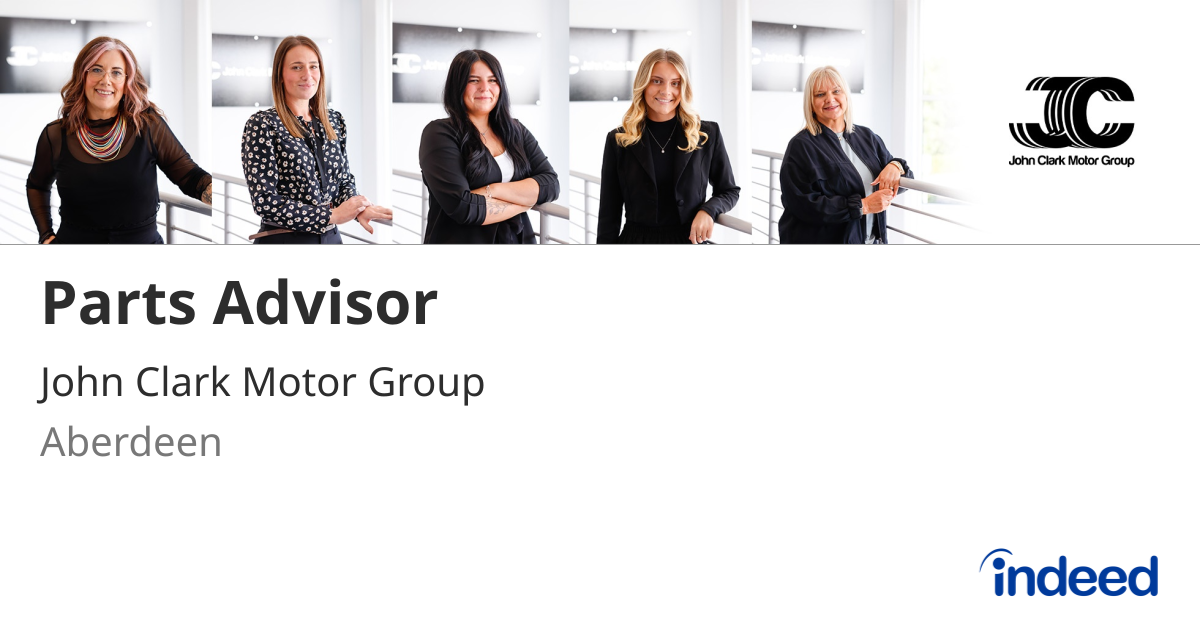 Parts Advisor - Aberdeen - Indeed.com