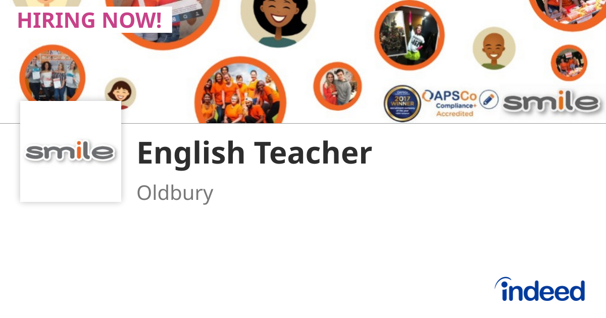 English Teacher - Oldbury - Indeed.com