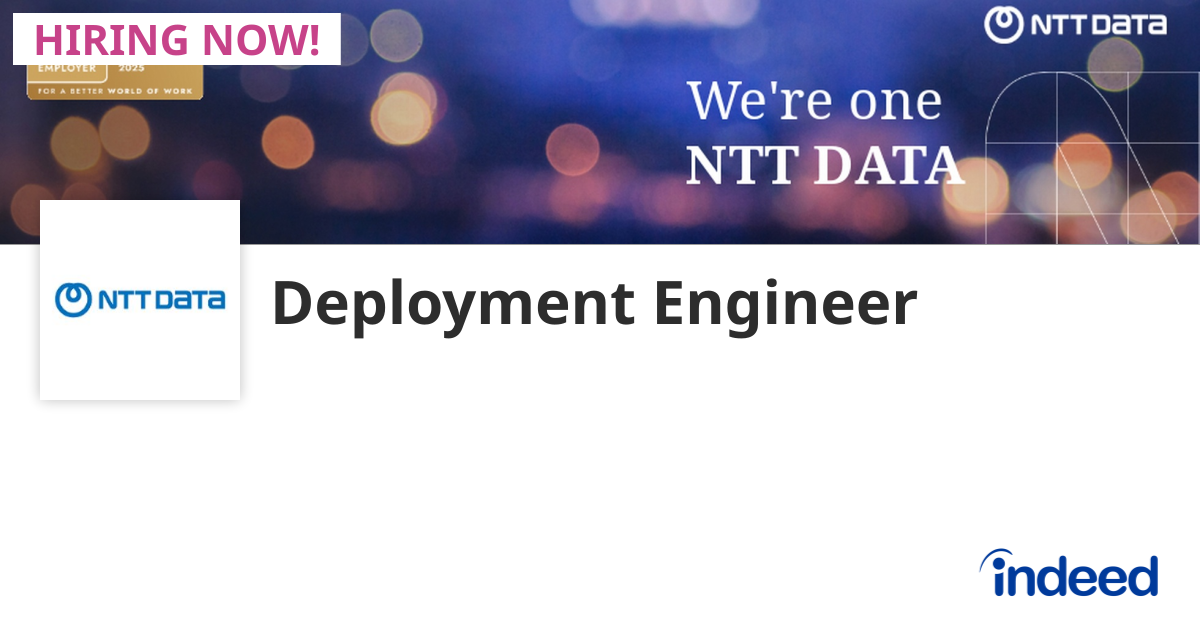 Deployment Engineer - Singapore - Indeed.com