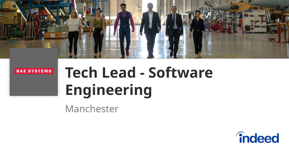 Tech Lead - Software Engineering - Manchester - Indeed.com