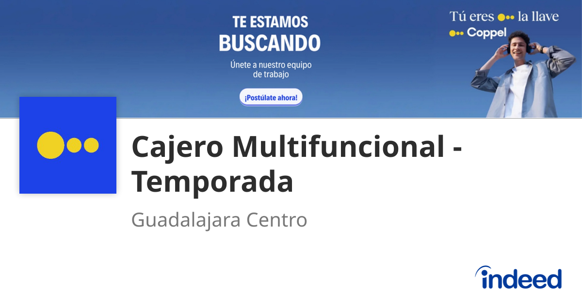 Cajero Multifuncional - Temporada - 44100, Guadalajara Centro, Jal ...