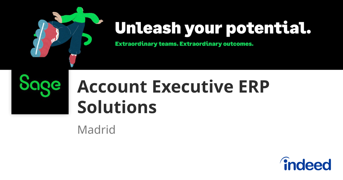 Account Executive ERP Solutions - Madrid, Madrid provincia - Indeed.com