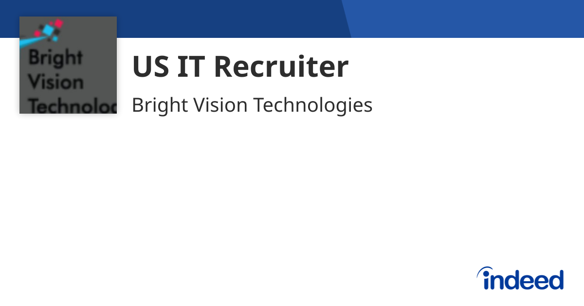 US IT Recruiter - Telangana - Indeed.com