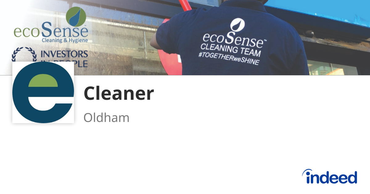 Cleaner - Oldham OL9 7NG - Indeed.com