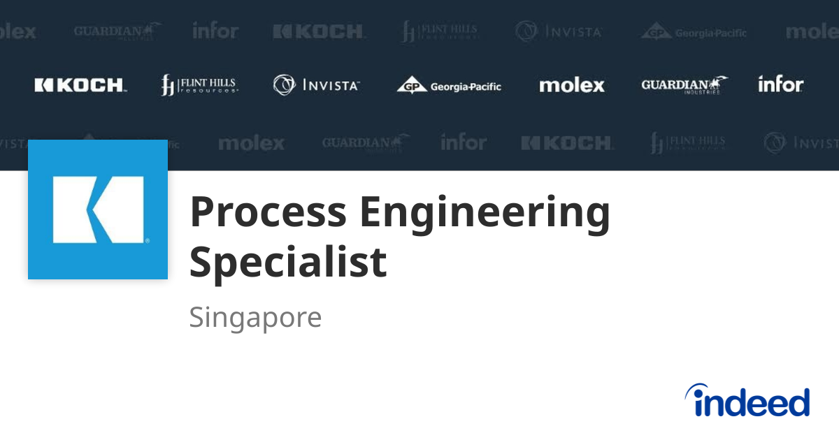 Process Engineering Specialist - Singapore - Indeed.com