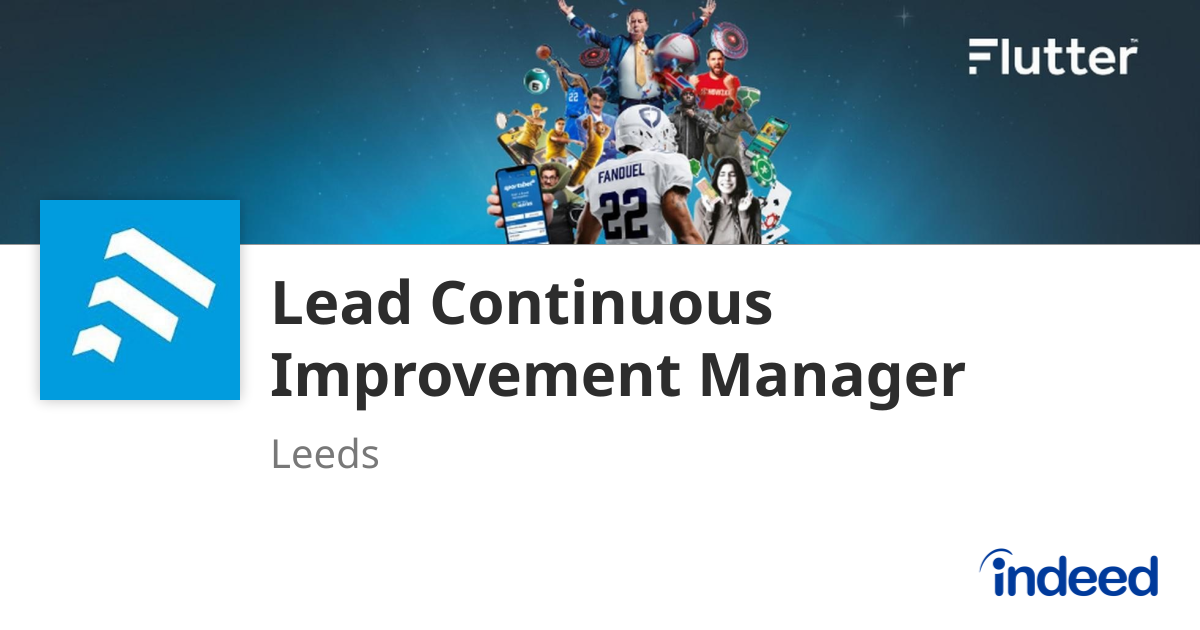 Lead Continuous Improvement Manager - Leeds LS1 4AP - Indeed.com