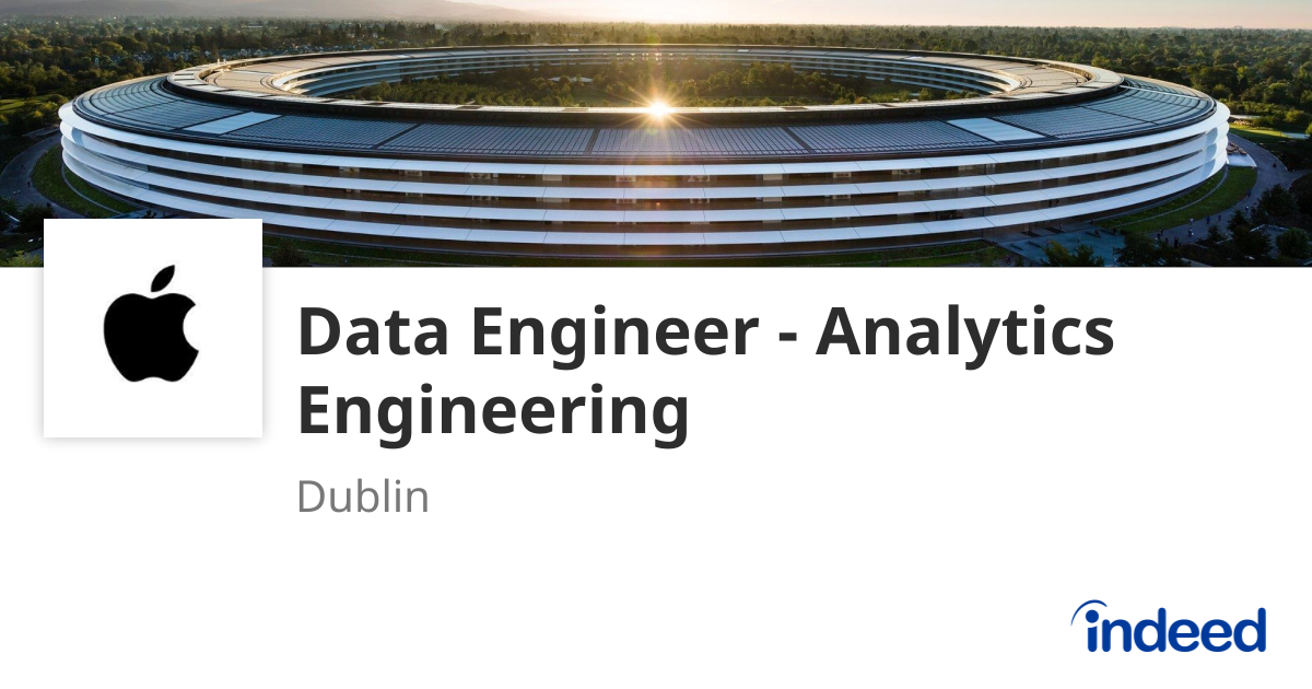 Data Engineer - Analytics Engineering - Dublin, County Dublin - Indeed.com