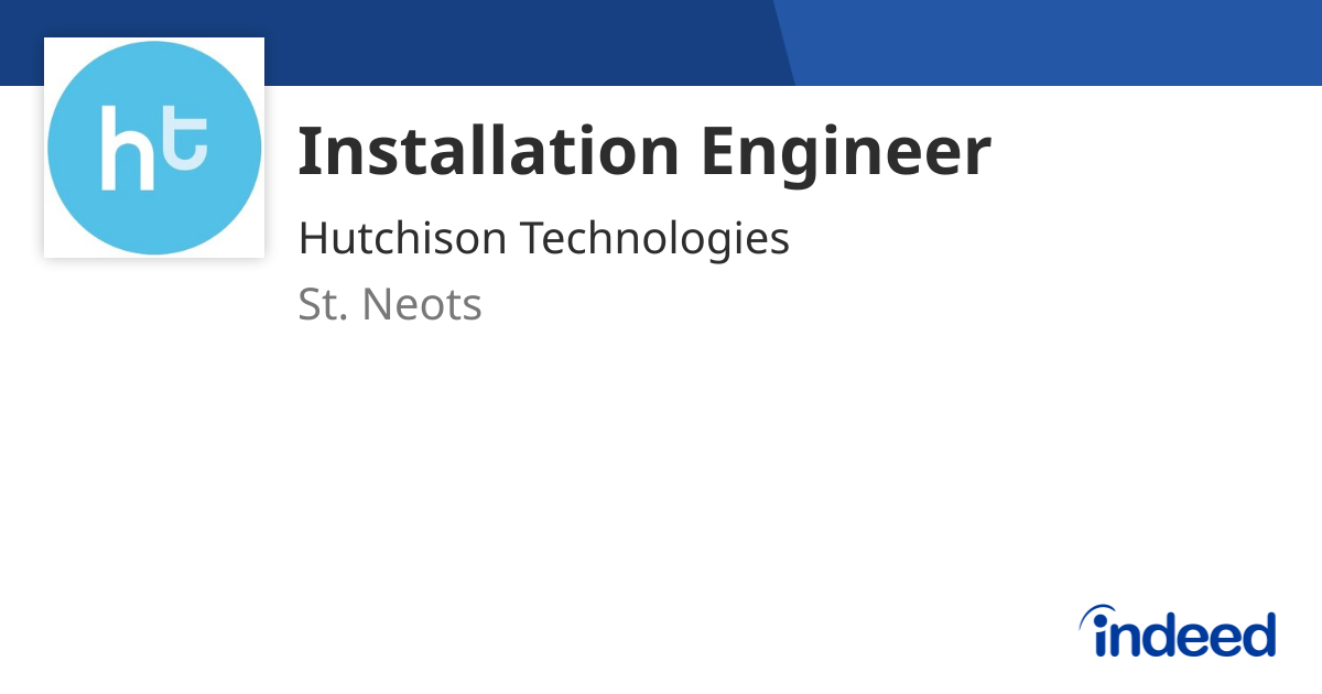 Installation Engineer - St. Neots PE19 2HA - Indeed.com