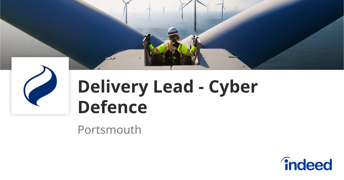 Delivery Lead - Cyber Defence - Portsmouth PO6 1UJ - Indeed.com