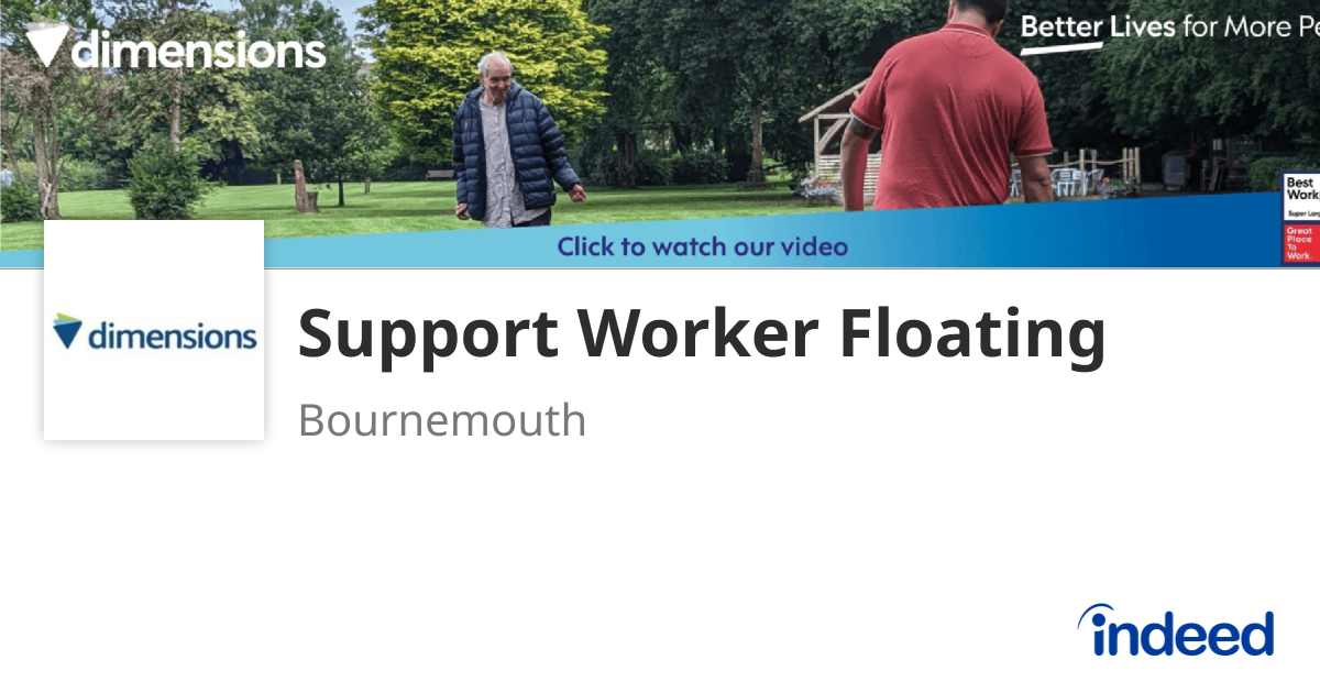 Support Worker Floating - Bournemouth BH7 7DW - Indeed.com
