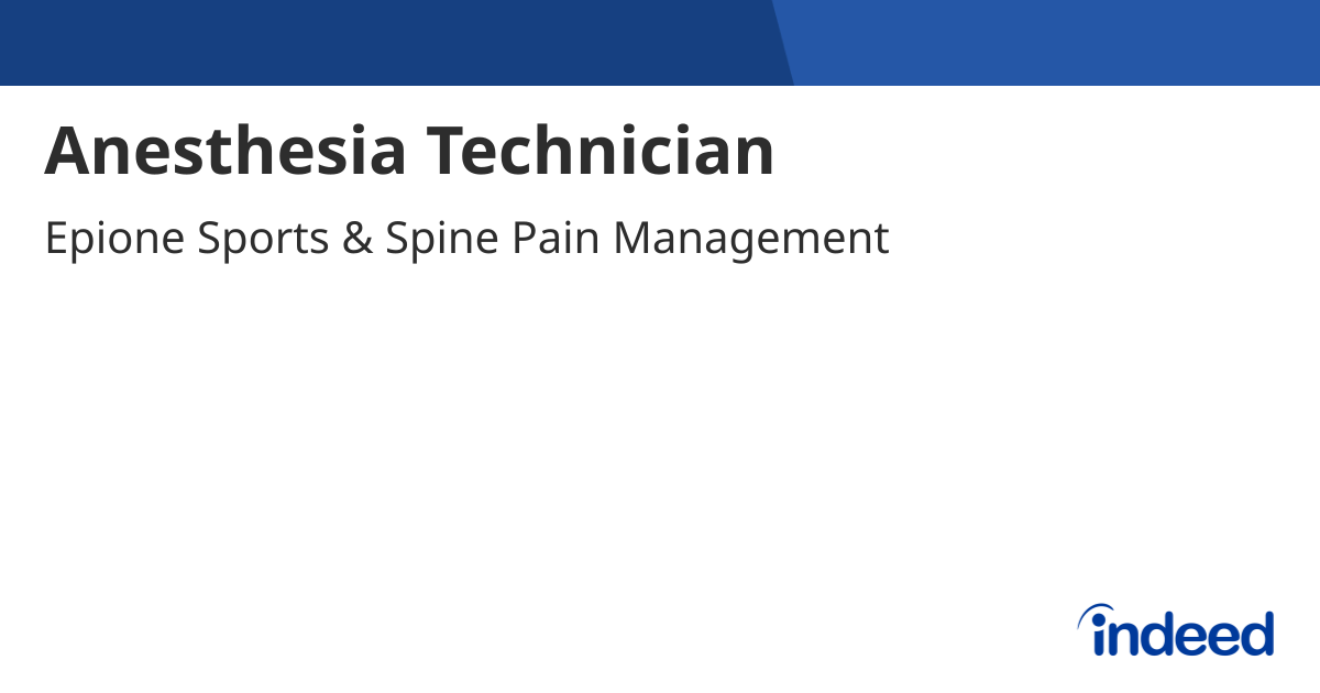 Anesthesia Technician - Hyderabad, Telangana - Indeed.com