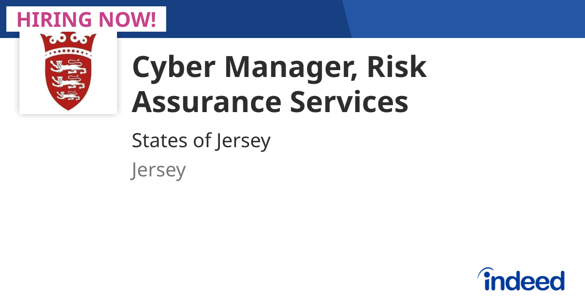 Cyber Manager, Risk Assurance Services - Jersey JE1 - Indeed.com