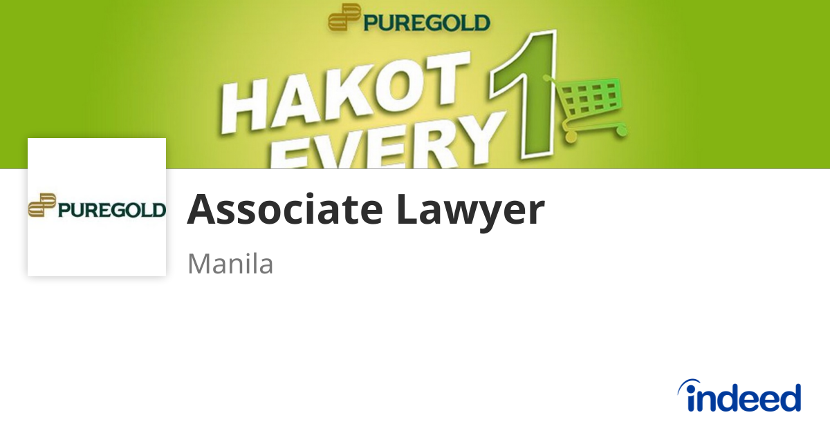 Associate Lawyer - Manila - Indeed.com