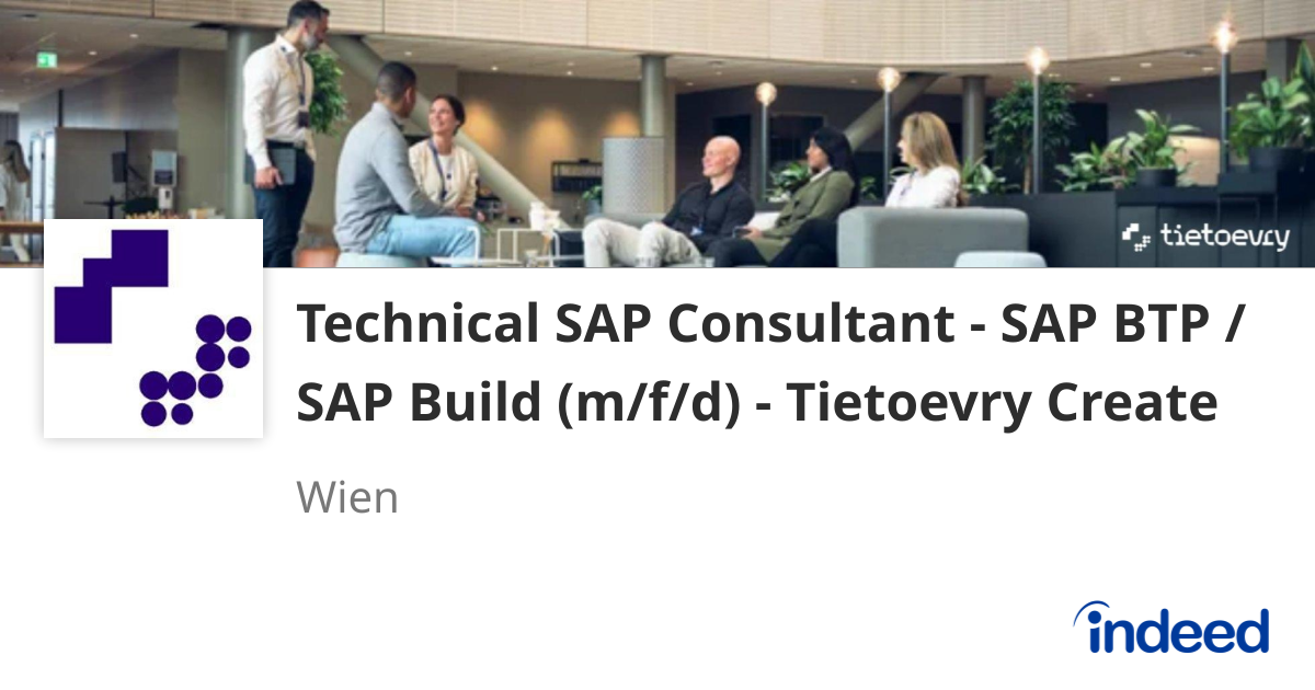 Technical SAP Consultant - SAP BTP / SAP Build (m/f/d) - Tietoevry ...