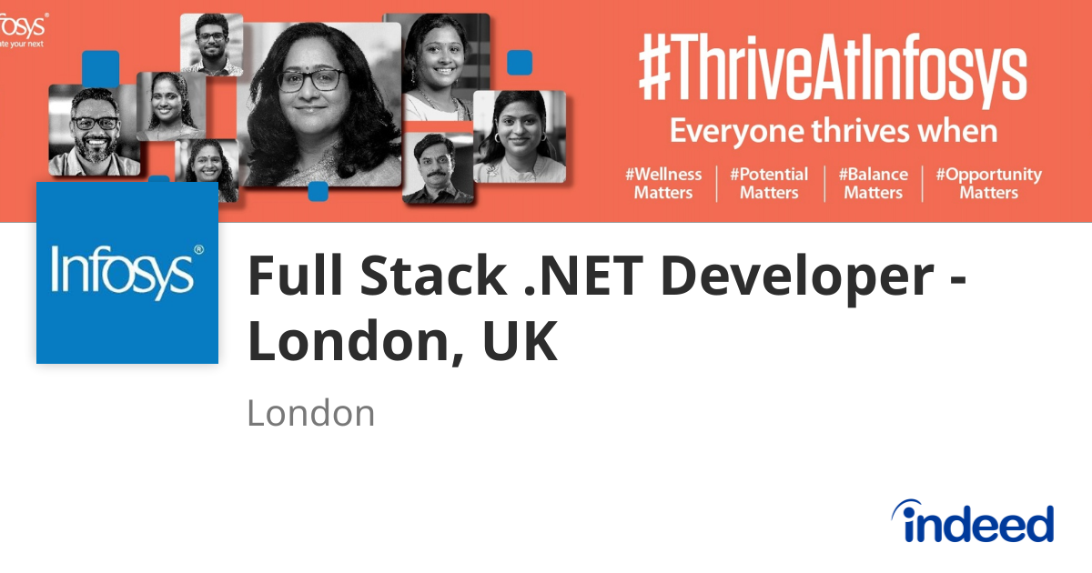 Full Stack .NET Developer - London, UK - London - Indeed.com