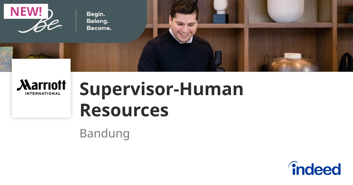 Supervisor-Human Resources - Bandung - Indeed.com