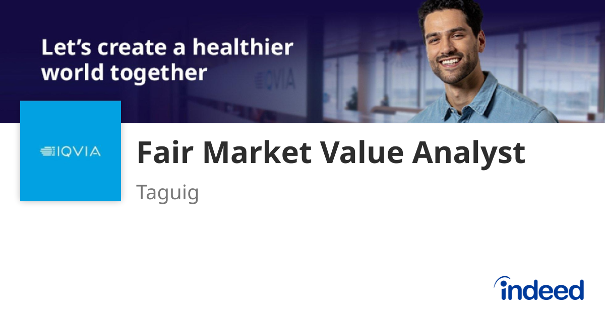 Fair Market Value Analyst - Taguig - Indeed.com