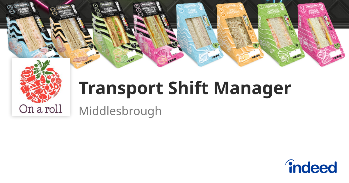 Transport Shift Manager - Middlesbrough TS2 1RY - Indeed.com