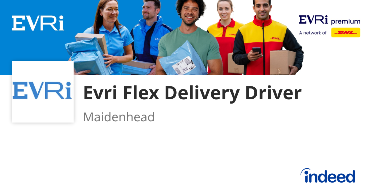 Evri Flex Delivery Driver - Maidenhead SL6 - Indeed.com