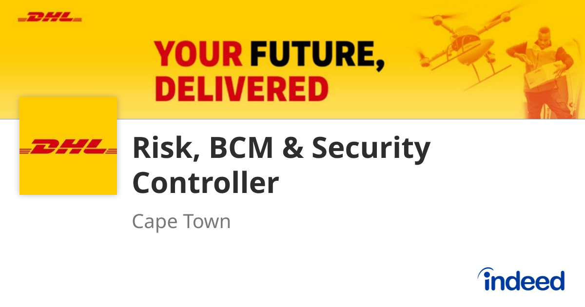 Risk, BCM & Security Controller - Cape Town, Western Cape - Indeed.com