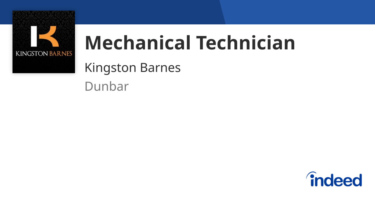 Mechanical Technician - Dunbar - Indeed.com