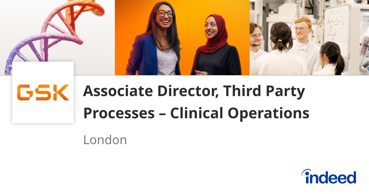 Associate Director, Third Party Processes – Clinical Operations ...