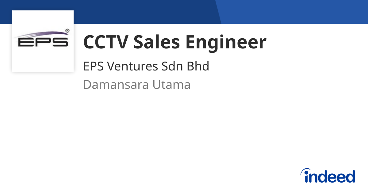 CCTV Sales Engineer - Damansara Utama - Indeed.com