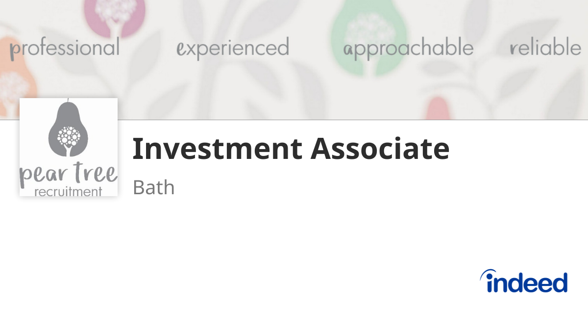 Investment Associate - Bath - Indeed.com