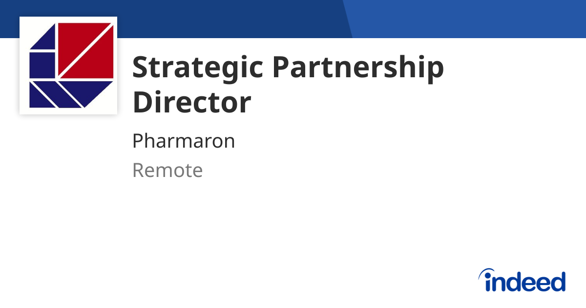 Strategic Partnership Director - Remote - Indeed.com