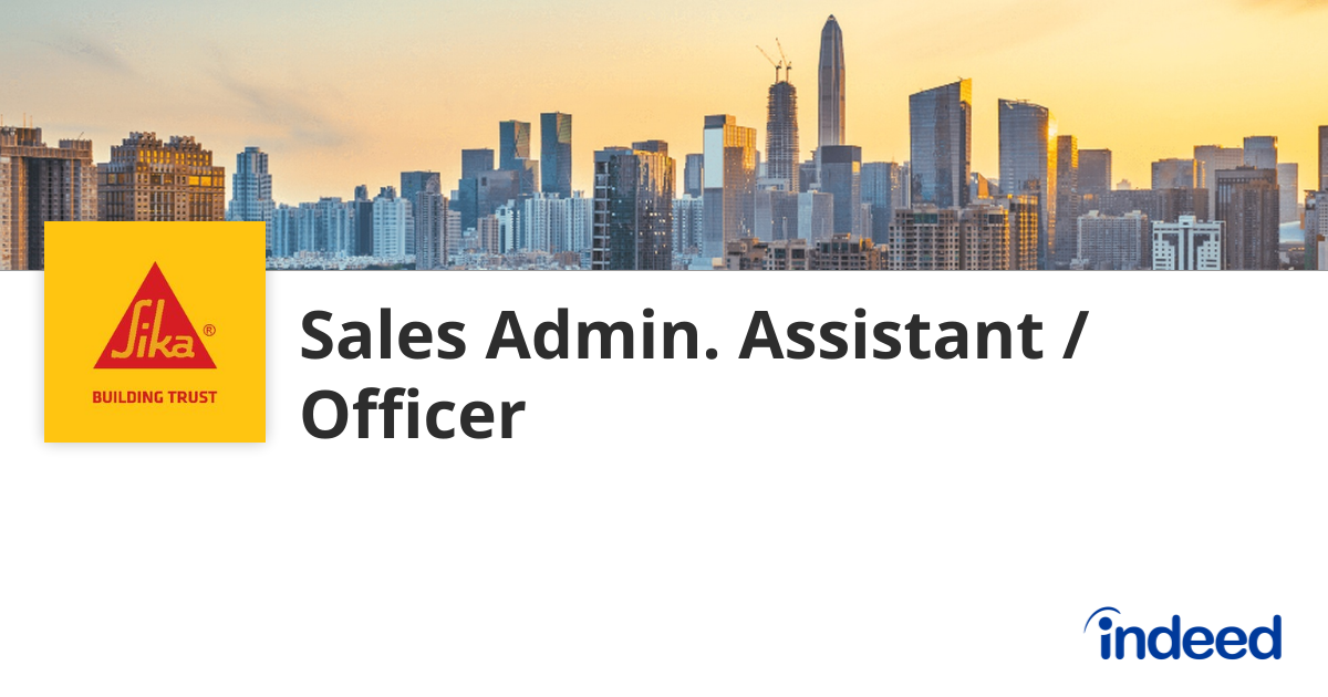 Sales Admin. Assistant / Officer - Hong Kong - Indeed.com