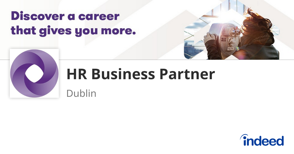 HR Business Partner - Dublin, County Dublin - Indeed.com