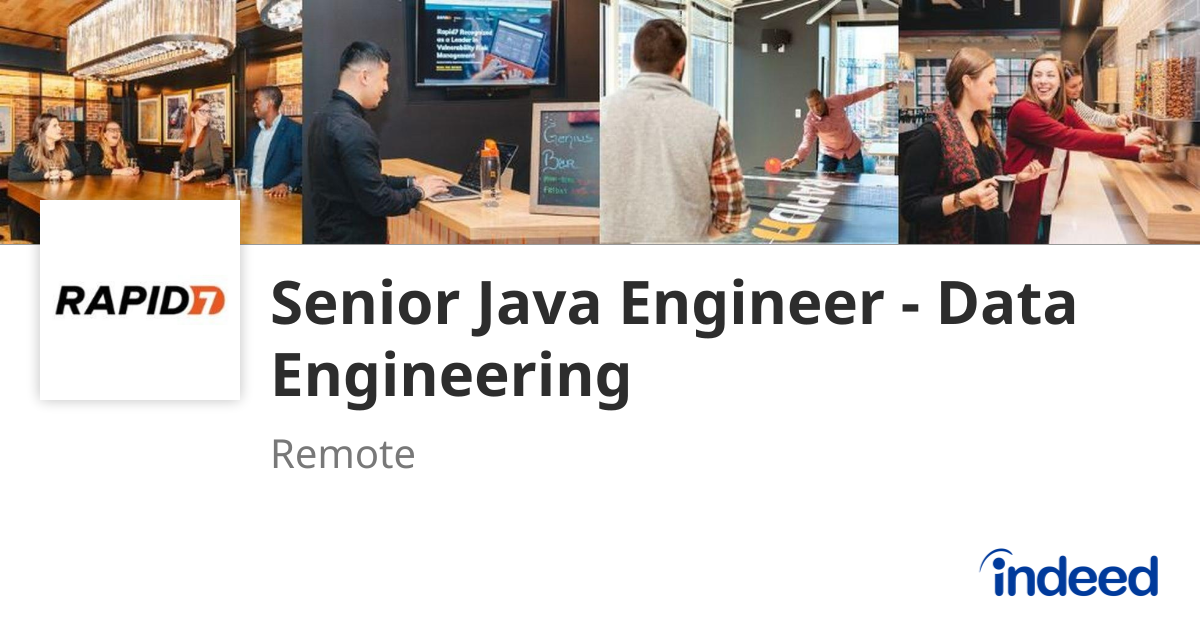 Senior Java Engineer - Data Engineering - Remote - Indeed.com
