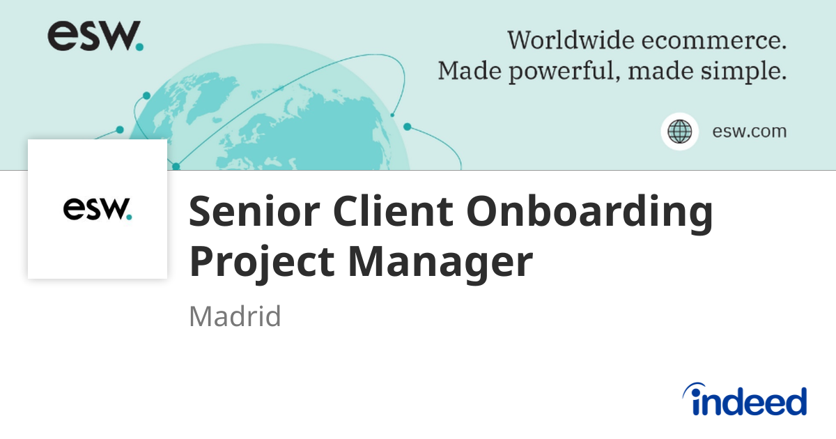 Senior Manager, Project Management - Madrid, Madrid provincia - Indeed.com
