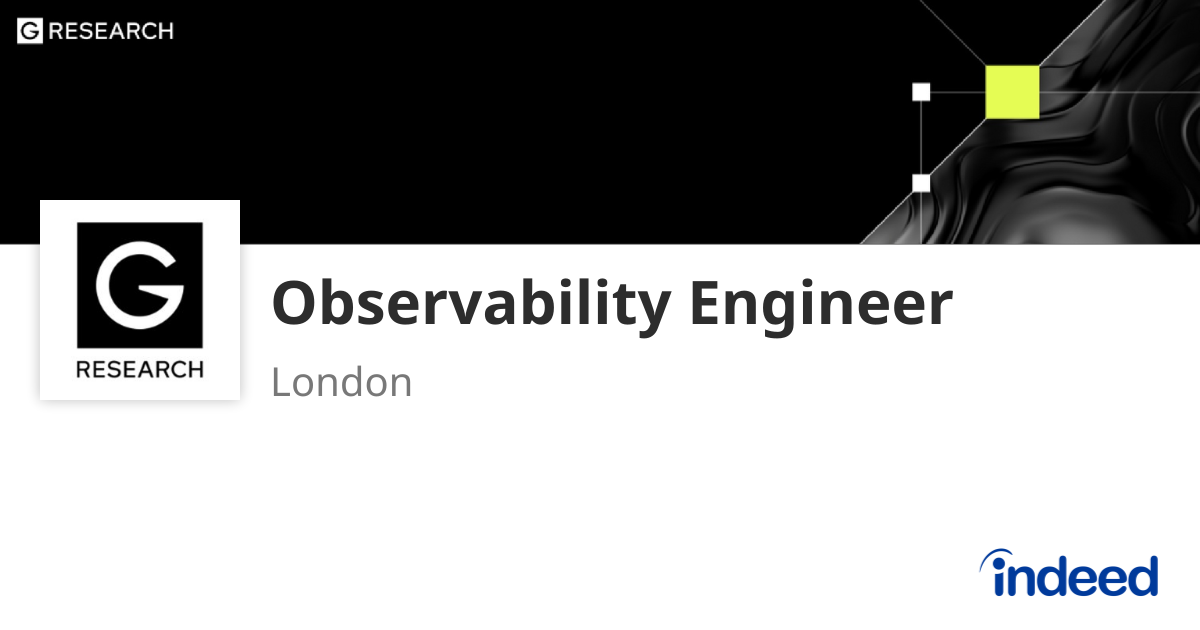Observability Engineer - London - Indeed.com