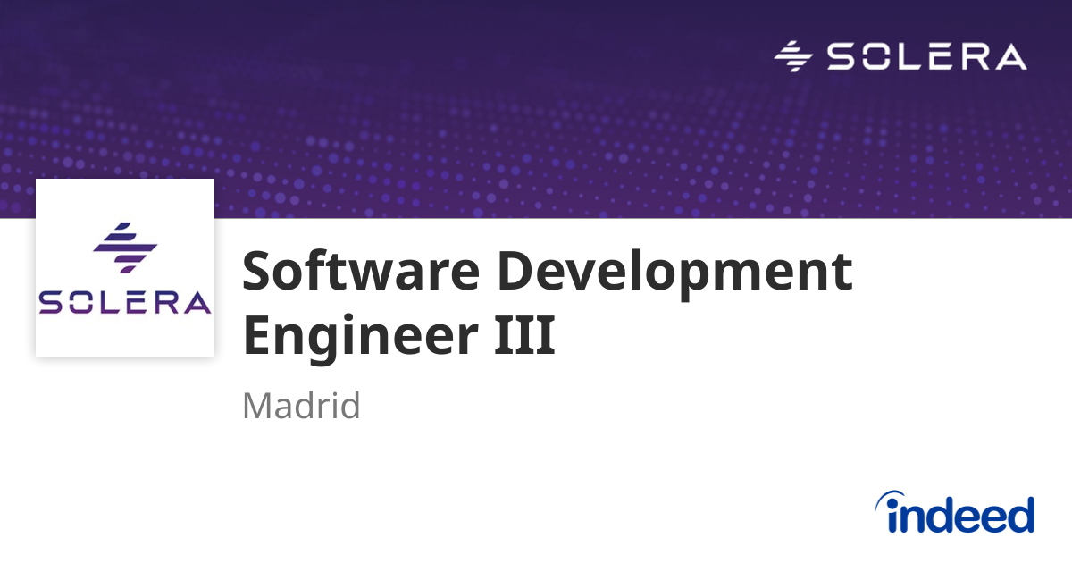 Software Development Engineer III - Madrid, Madrid provincia - Indeed.com
